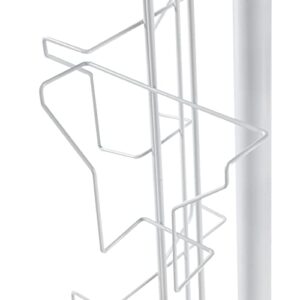 SSWBasics 12-Pocket Rotating Countertop Greeting Card Rack - Overall Dimension: 25”H x 12”D - 12 Pockets Total (Each 5”W x 7”H x 1 5/8”D) - Perfect for Thrift, Retail, Grocery, and Convenience Stores