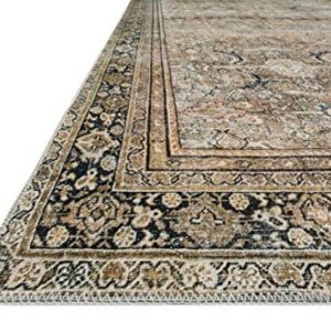 Loloi II Layla Collection LAY-03 Traditional Olive/Charcoal 9'-0" x 12'-0" Area Rug