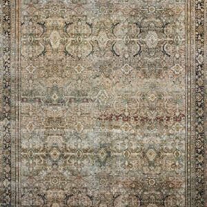 Loloi II Layla Collection LAY-03 Traditional Olive/Charcoal 9'-0" x 12'-0" Area Rug