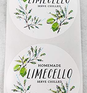 LIMECELLO LABELS - 2" ROUND CIRCLE - 12 / PKG