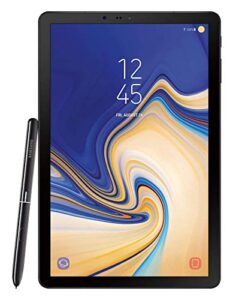 samsung galaxy tab s4 10.5 inches (s pen included) 64gb, wi-fi tablet - black (renewed)