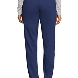 Scrubs for Women Workwear Revolution, Drawstring Cargo Pants Soft Stretch WW105, M, Navy