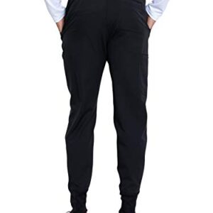 Dickies Dynamix Men Scrubs Pant Natural Rise Jogger DK040, L, Black