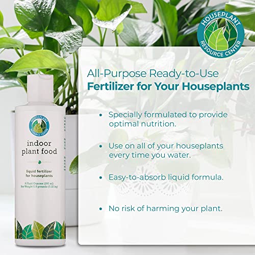 Indoor Plant Food - All Purpose Plant Fertilizer for House Plants - for Your Pothos, Peace Lily, Monstera or Cactus - Organic Liquid Fertilizer for Potted Plants - Houseplant Resource Center