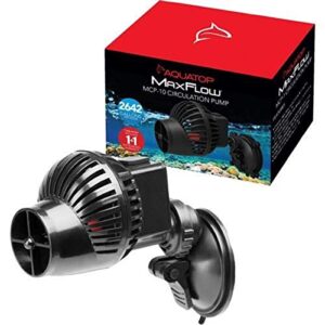 aquatop maxflow aquarium circulation pump 2,642gph for fish tanks 125 to 250 gallons, mcp-10