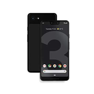 Google Pixel 3 XL (2018) G013C 128GB - 6.3" inch - Android 9 Pie - (GSM Only, No CDMA) Factory Unlocked 4G/LTE Smartphone - International Version (Just Black)