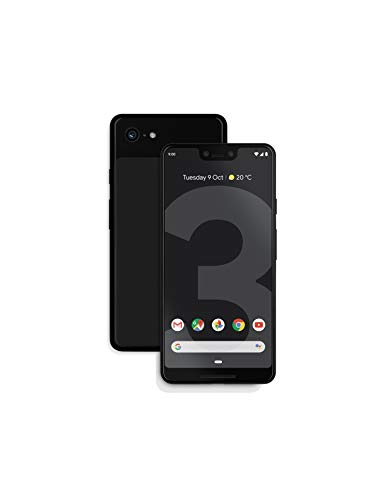 Google Pixel 3 XL (2018) G013C 128GB - 6.3" inch - Android 9 Pie - (GSM Only, No CDMA) Factory Unlocked 4G/LTE Smartphone - International Version (Just Black)