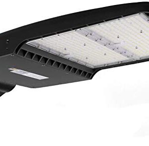 300W LED Parking Lot Light - 42000Lm Led Shoebox Pole Lights 5700K - Replaces 1000W Metal Halide - LED Street Light for Outdoor Area Lighting - Arm Mount - 100-277Vac(UL-Listed)