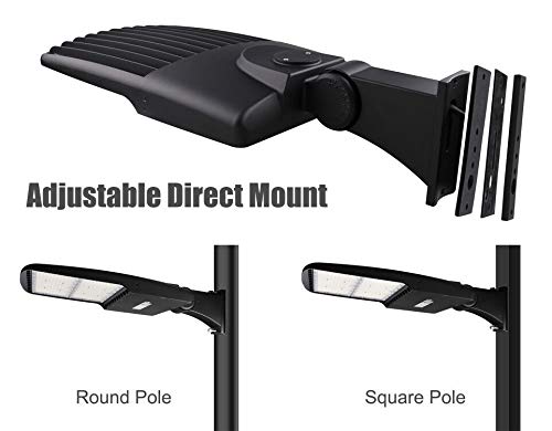 300W LED Parking Lot Light - 42000Lm Led Shoebox Pole Lights 5700K - Replaces 1000W Metal Halide - LED Street Light for Outdoor Area Lighting - Arm Mount - 100-277Vac(UL-Listed)