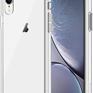 JETech Case for iPhone XR 6.1-Inch, Non-Yellowing Shockproof Phone Bumper Cover, Anti-Scratch Clear Back (Clear)