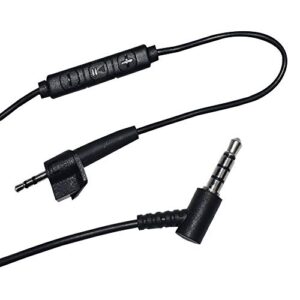 Xivip Audio Cable Cord Inline Remote & Microphone Compatible with Bose AE2 AE2i AE2W Headphones