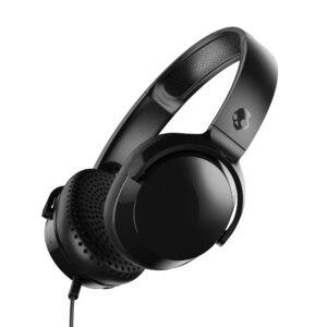 skullcandy riff wired on-ear headphones - black