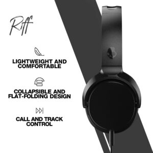 Skullcandy Riff Wired On-Ear Headphones - Black