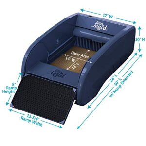 LitterMaid® Single Cat Self-Cleaning Litter Box, Blue