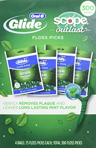 Oral B Complete Glide Floss Pick (300 Count), 300 Count