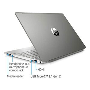 HP Pavilion 13-inch Light and Thin Laptop Intel Core i5-8265U Processor, 8 GB SDRAM Memory, 256 GB Solid-State Drive, Windows 10 (13-an0010nr, Mineral Silver) (4WJ36UA#ABA)