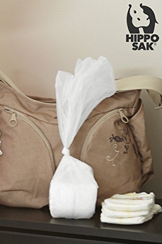 Hippo Sak Diaper Disposal Bags, 375 Count, White