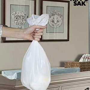 Hippo Sak Diaper Disposal Bags, 375 Count, White