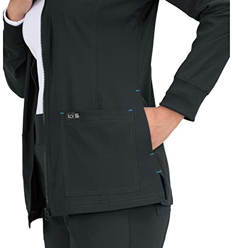 KOI Basics KOI450 Women's Scrub Jacket Black M