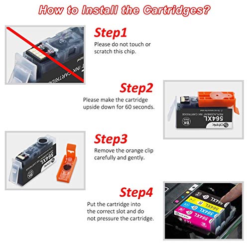 Sotek Compatible Ink Cartridge Replacement for 564XL 564, Work for Photosmart 7520 6520 5520 5525 6510 Officejet 4610 4620 4622 Deskjet 3520 3521 3522 (6BK/2C/2M/2Y, 12-Pack)