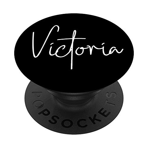 Victoria Name White on Black - Victoria