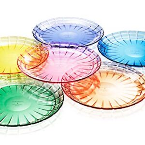 SCANDINOVIA - Unbreakable Premium Tableware - Set of 6 - Tritan Plastic - Perfect for Gifts - BPA Free - Dishwasher Safe - Stackable (9 3/4" Plates)