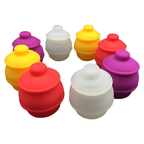 Gentcy 35ml 3p Silicone Containers Jars Honey Pots Multi Use