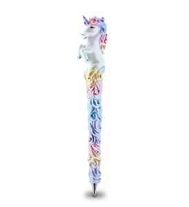 planet pens sparkle tail unicorn novelty pen - cute, unique kids & adults office supply ballpoint pen fairy tale fantasy writing pen instrument for school & office desk decor