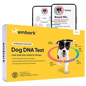 embark breed identification kit | most accurate dog dna test | test 350+ dog breeds | breed id kit with ancestry & family tree