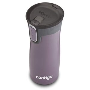 Contigo West Loop Stainless Steel Vacuum-Insulated Travel Mug with Spill-Proof Lid, Keeps Drinks Hot up to 5 Hours and Cold up to 12 Hours, 16oz Dark Plum