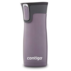 Contigo West Loop Stainless Steel Vacuum-Insulated Travel Mug with Spill-Proof Lid, Keeps Drinks Hot up to 5 Hours and Cold up to 12 Hours, 16oz Dark Plum