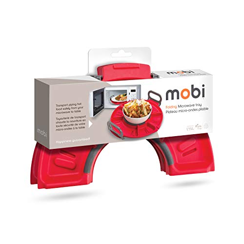 Mobi Folding Microwave Tray, Poppy Red