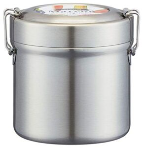 skater stlb0-a stainless steel lunch box, cold and heat retention, 16.2 fl oz (480 ml), marche