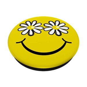 Daisy Flowers Smile Happy Face PopSockets PopGrip: Swappable Grip for Phones & Tablets