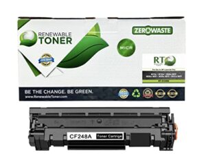 rt 48a micr ink toner cartridge replacement for hp 48a cf248a | hp laser pro m15w m29w m30w m31w mfp m28w m28a m29a m15a m16a m16w for small business check printing