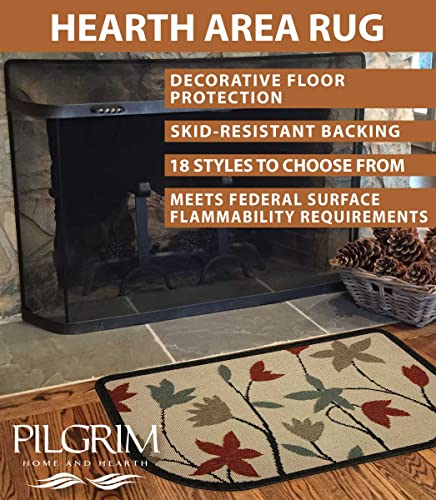 Pilgrim Home and Hearth 19622-1 Pilgrim Fireplace Hearth Rug, Beautiful