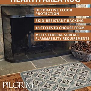 Pilgrim Home and Hearth Pilgrim Fireplace Hearth Rug 19624-1, 23″ x 36″, Beautiful, 5 Sq Ft