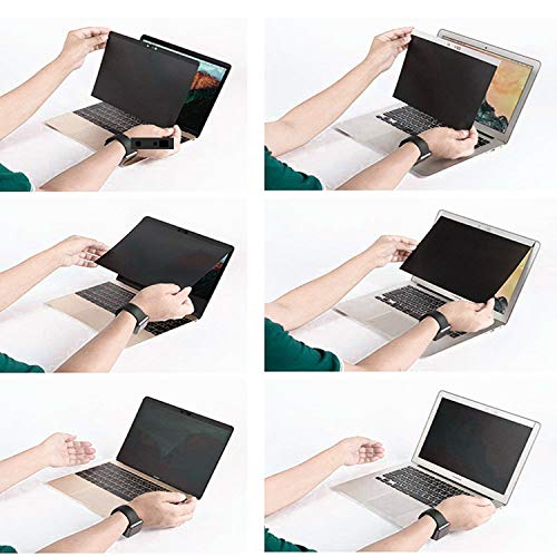 Easy On/Off Magnetic Privacy Screen Filter,with camera slide cover for MacBook Pro 15 inch Touch Bar/Non-Touch Bar- Anti Glare by GeckoCare (15-inch MacBook Pro Late 2016 Including Touch Bar)