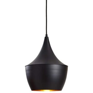 Amazon Brand – Rivet Industrial Pendant Light with Bulb, 63"H, Black