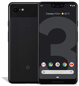 google pixel 3 xl 64gb unlocked gsm & cdma 4g lte android phone w/ 12.2mp rear & dual 8mp front camera - just black (renewed)