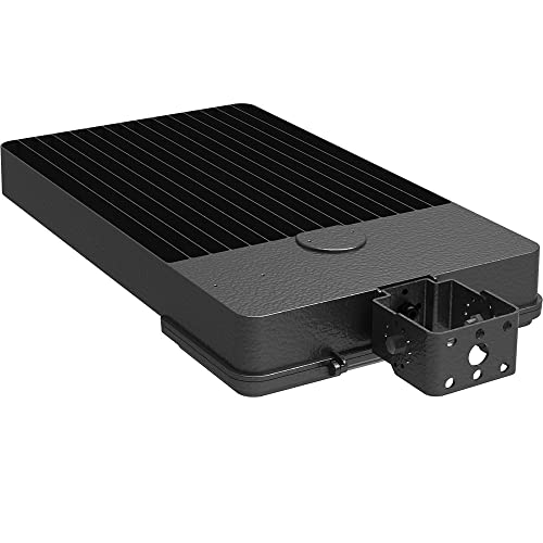 LED Parking Lot Lighting 300w - 39,000 Lumen - Super Efficiency LED Shoebox Pole Light - 5000K Bright White - Replaces 1200W Halide – Outdoor LED Area Lights – Trunnion Mount Yoke – ETL & DLC Listed