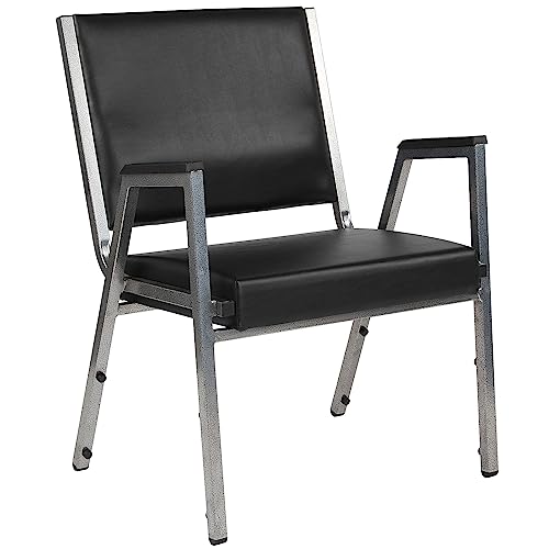 Flash Furniture Vinyl Bariatric Medical Chair, Black (Xu604436701bkvy)