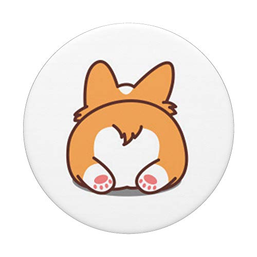 Funny Corgi Butt PopSockets PopGrip: Swappable Grip for Phones & Tablets