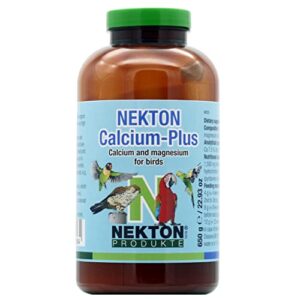 nekton calcium-plus calcium and magnesium with b vitamins for birds 650gm / 1.43lb, white