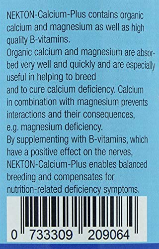 Nekton Calcium-Plus Calcium and Magnesium with B Vitamins for Birds 650gm / 1.43Lb, White