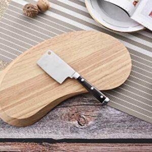 Seven Lotus Cheese Knife - Sharp Premium Stainless Steel Hatchet Blade - Original Home Essentials - Bar Tool Knives - Unique Gift - Perfect for Cutting Parmesan to Brie Cheeses - Great for Picnic