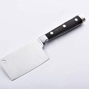 Seven Lotus Cheese Knife - Sharp Premium Stainless Steel Hatchet Blade - Original Home Essentials - Bar Tool Knives - Unique Gift - Perfect for Cutting Parmesan to Brie Cheeses - Great for Picnic