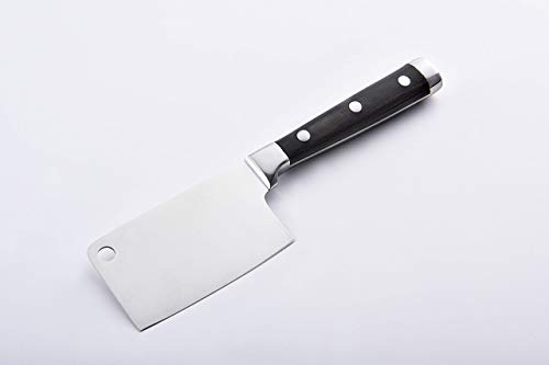 Seven Lotus Cheese Knife - Sharp Premium Stainless Steel Hatchet Blade - Original Home Essentials - Bar Tool Knives - Unique Gift - Perfect for Cutting Parmesan to Brie Cheeses - Great for Picnic