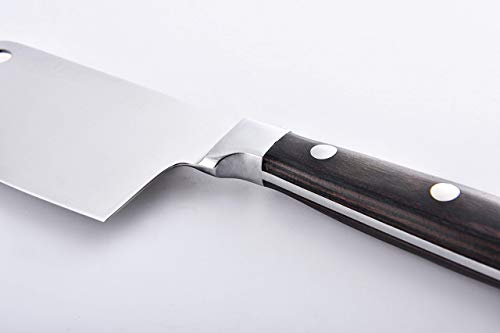 Seven Lotus Cheese Knife - Sharp Premium Stainless Steel Hatchet Blade - Original Home Essentials - Bar Tool Knives - Unique Gift - Perfect for Cutting Parmesan to Brie Cheeses - Great for Picnic