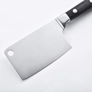 Seven Lotus Cheese Knife - Sharp Premium Stainless Steel Hatchet Blade - Original Home Essentials - Bar Tool Knives - Unique Gift - Perfect for Cutting Parmesan to Brie Cheeses - Great for Picnic